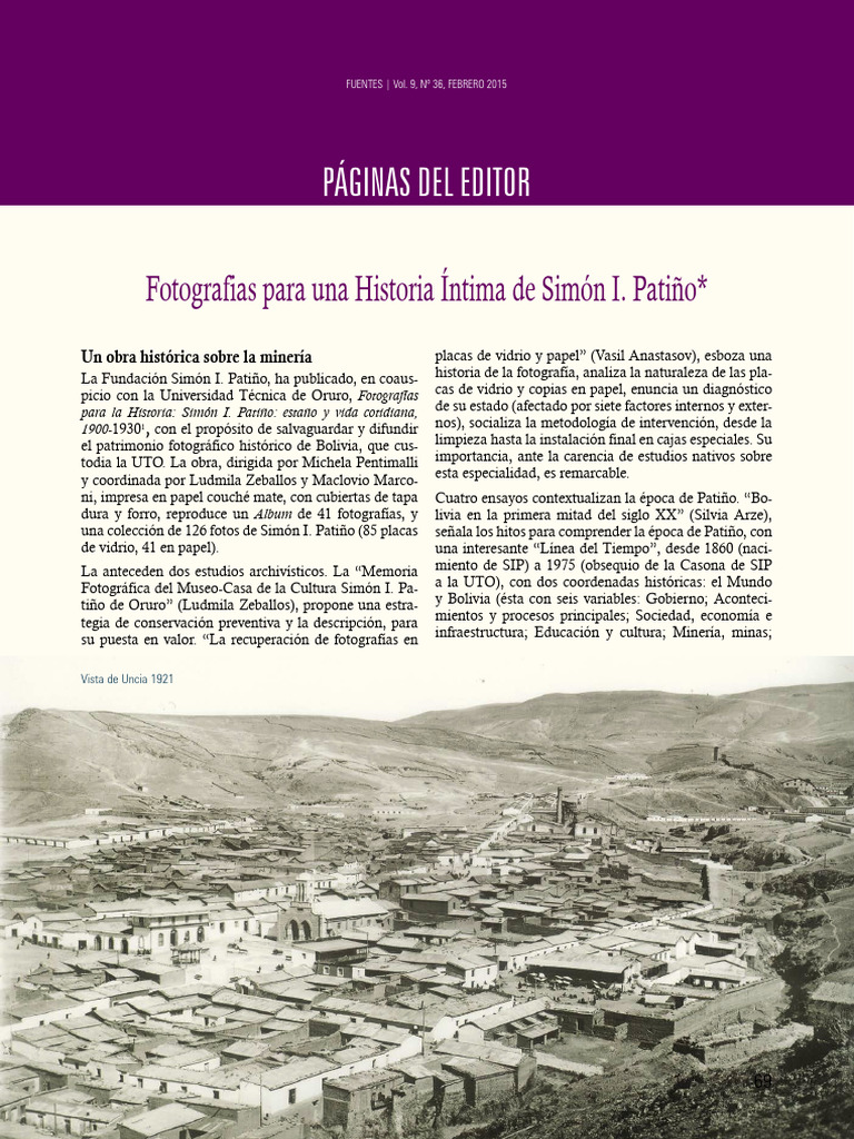 Historia Intima de Simon I.Patiño | PDF
