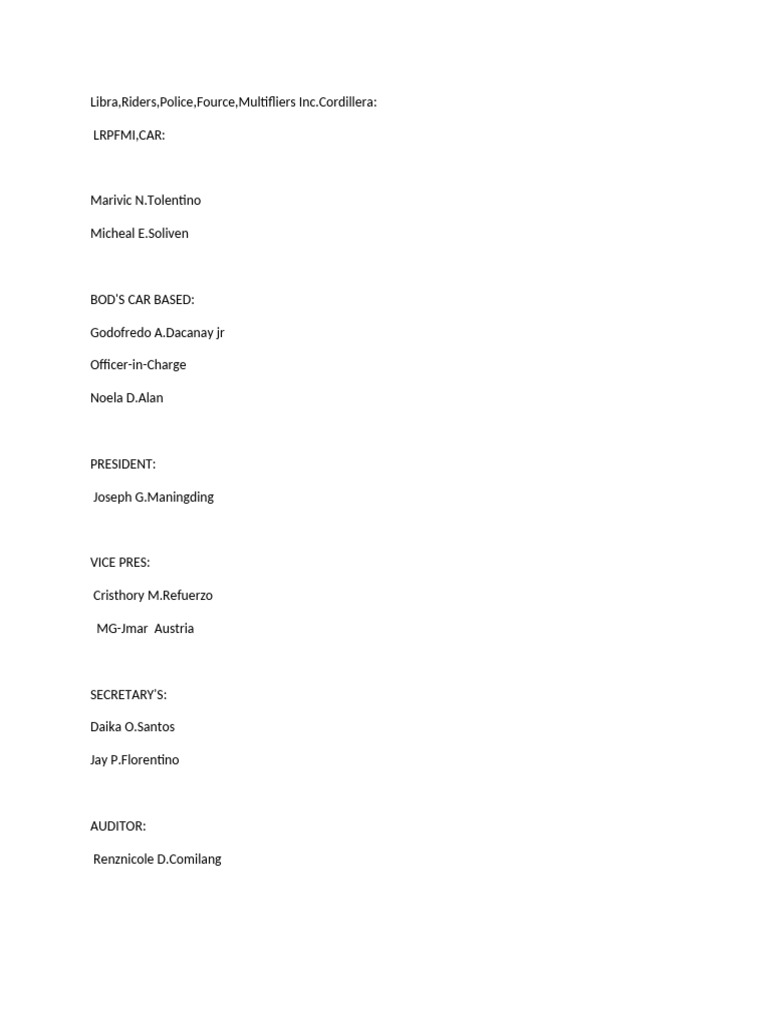 Libra, Riders, Po WPS Office | PDF | Travel
