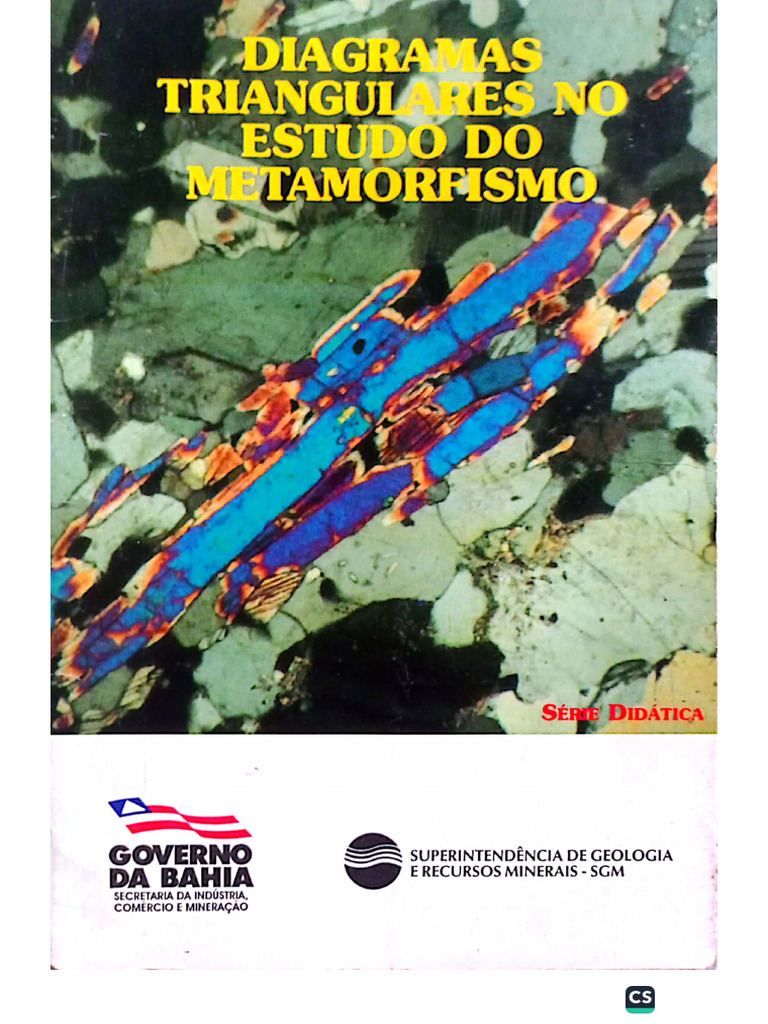 Livro - Diagramas Triangulares No Estudo Do Metamorfismo | PDF