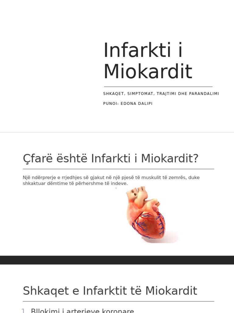 Infarkti I Miokardit | PDF