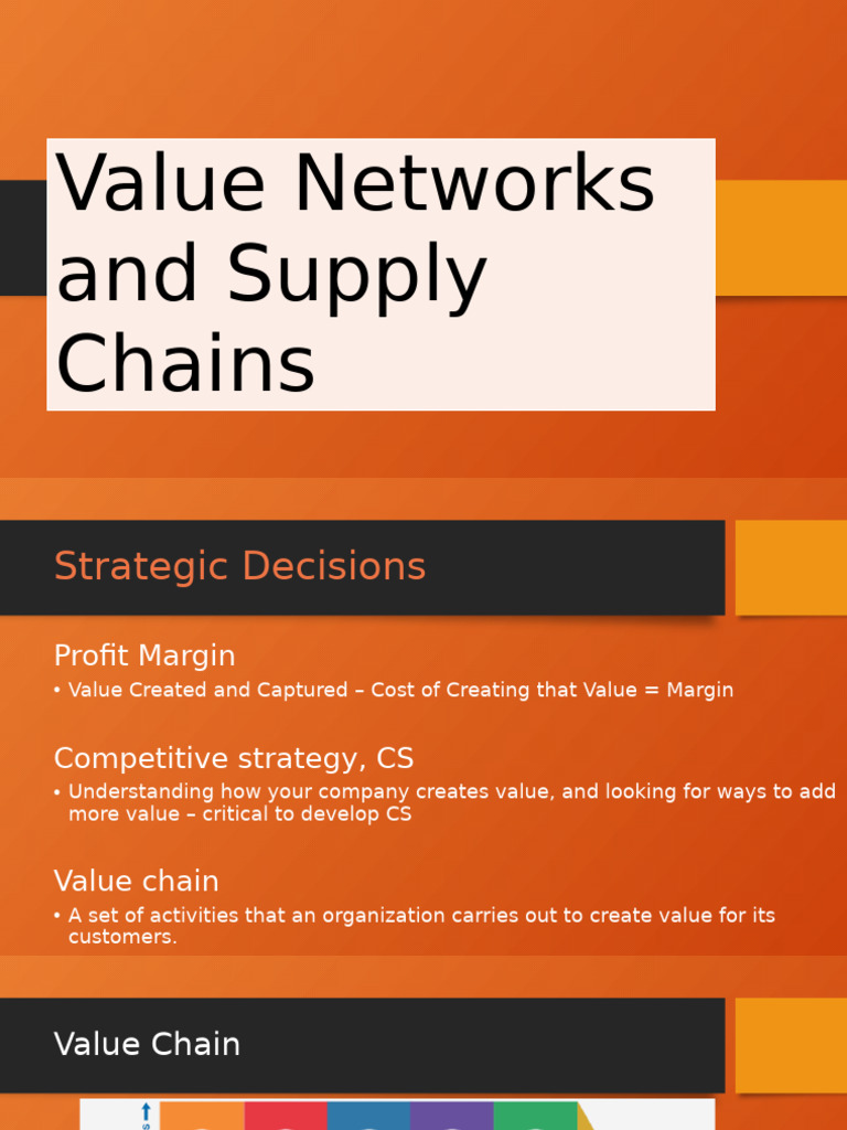 Value Chain and Supply Chain Strategies | PDF | Logistics | Value Chain