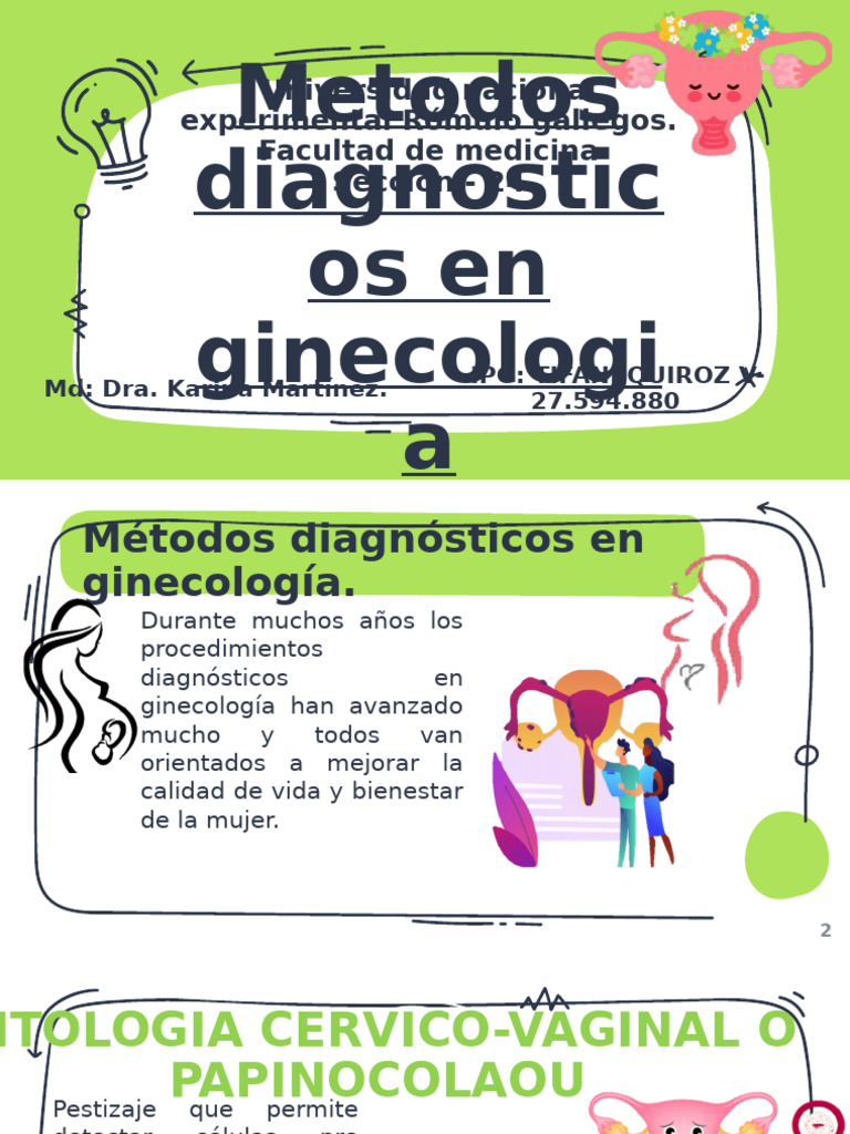 Diapo DX Gineco | PDF | Biopsia | Ultrasonido médico
