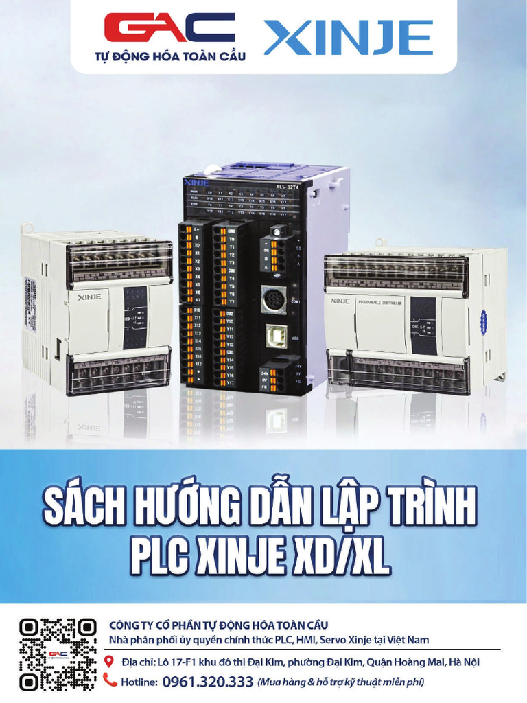 Huong Dan Lap Trinh PLC Xinje XD XL Tieng Viet | PDF