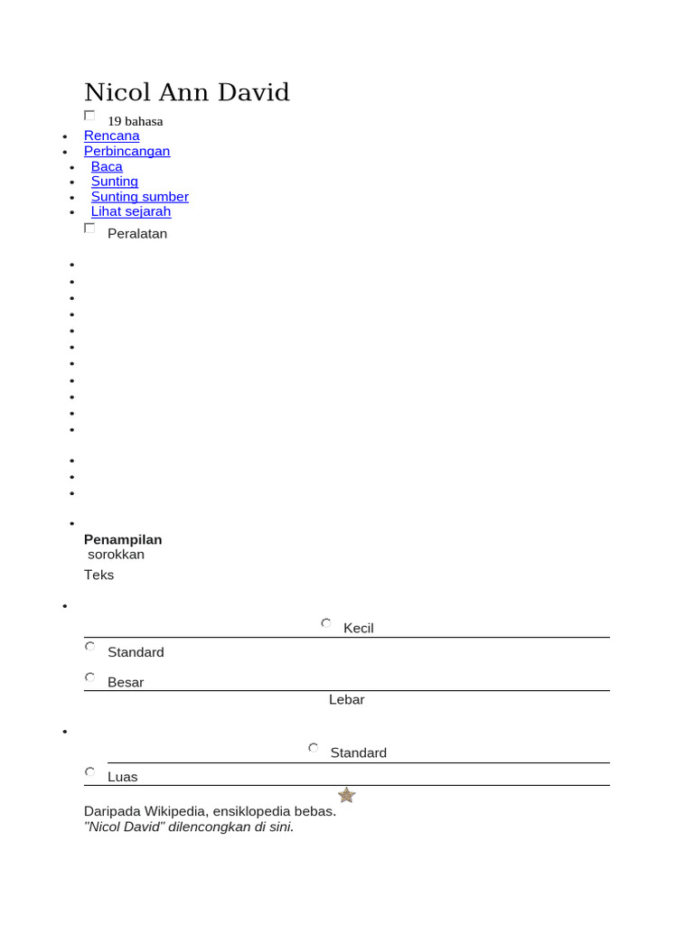 Nicol Ann David | PDF