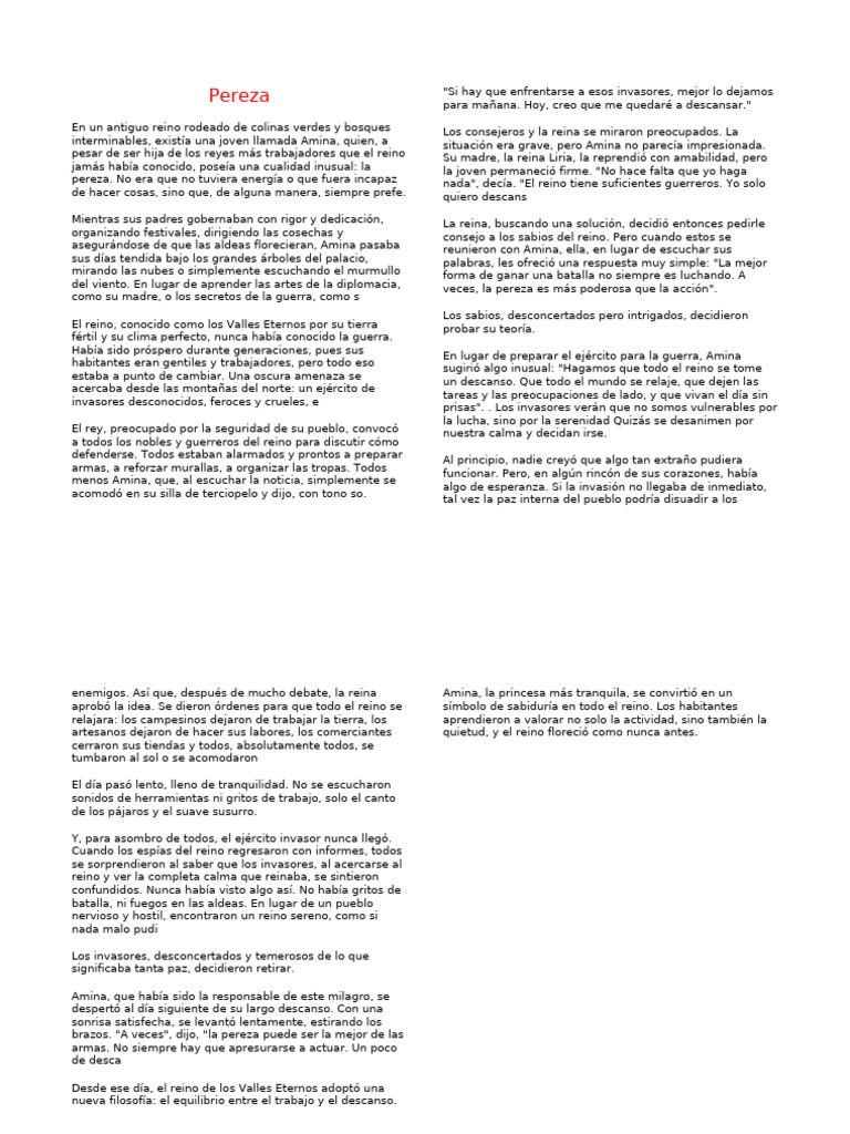La Pereza como Estrategia de Paz | PDF