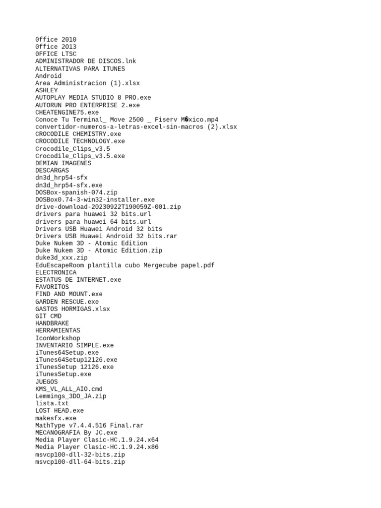 Lista | PDF | Games & Activities