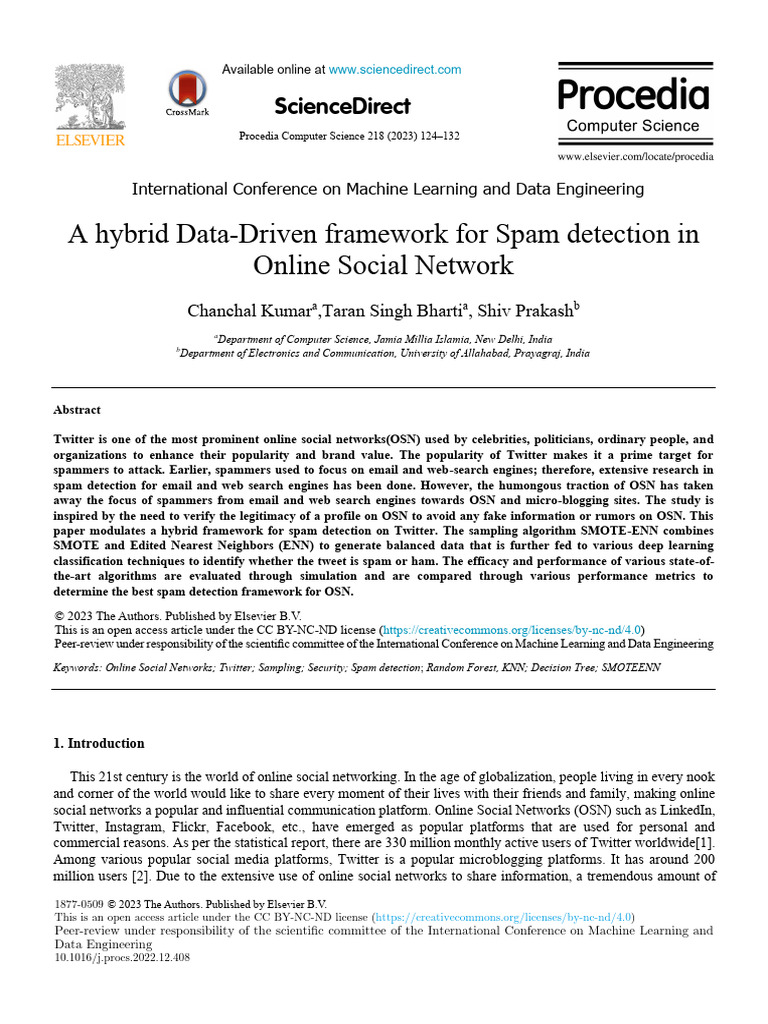 PaperKUIS PROJECT (Keamanan Jaringan Komputer) | PDF | Spamming | Statistical Classification