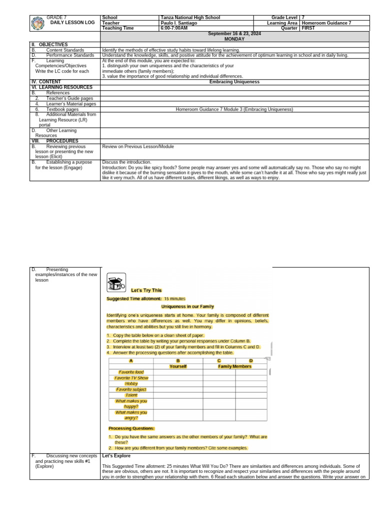 HG Module3 | PDF | Learning | Teachers