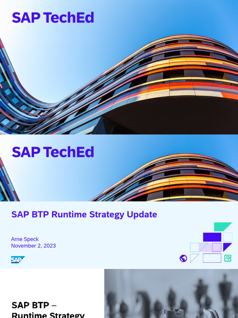 SAP BTP Runtime Strategy Update | PDF | Cloud Computing | Java (Programming Language)