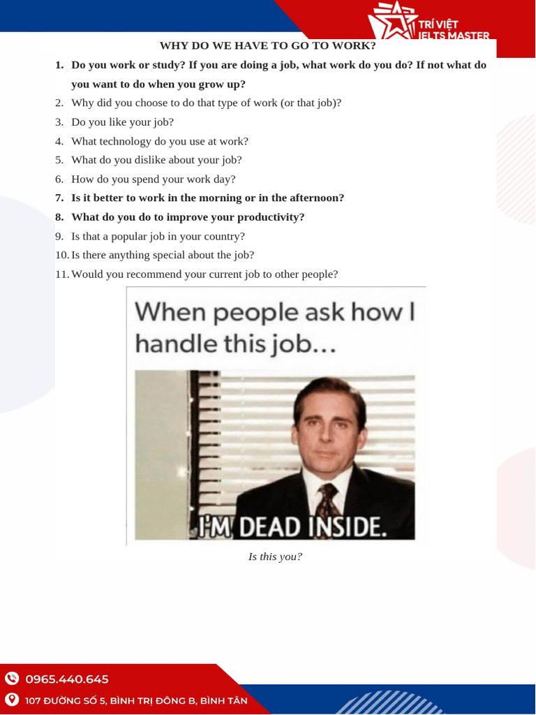 Revision - Job - Procrastination | PDF | Professional Skills ...