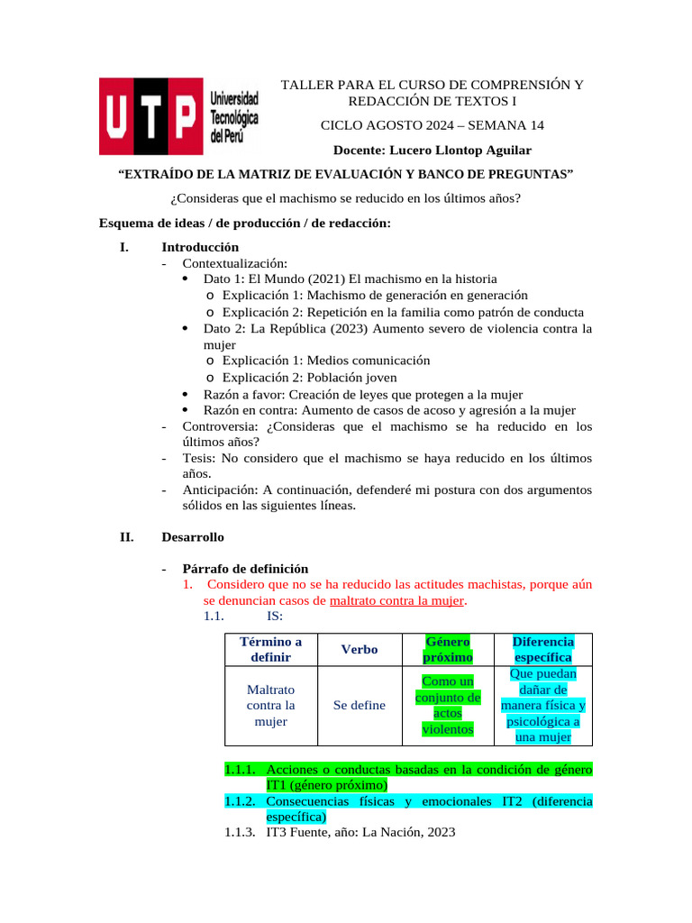 Machismo: Persistencia y Desafíos | PDF