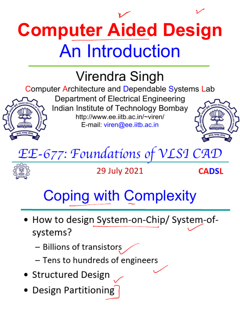 Introduction to VLSI CAD Design | PDF | Computer Science | Manufactured Goods
