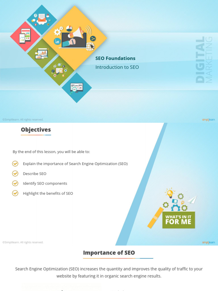 SEO Foundations Must KNow | PDF | Search Engine Optimization | Tag ...