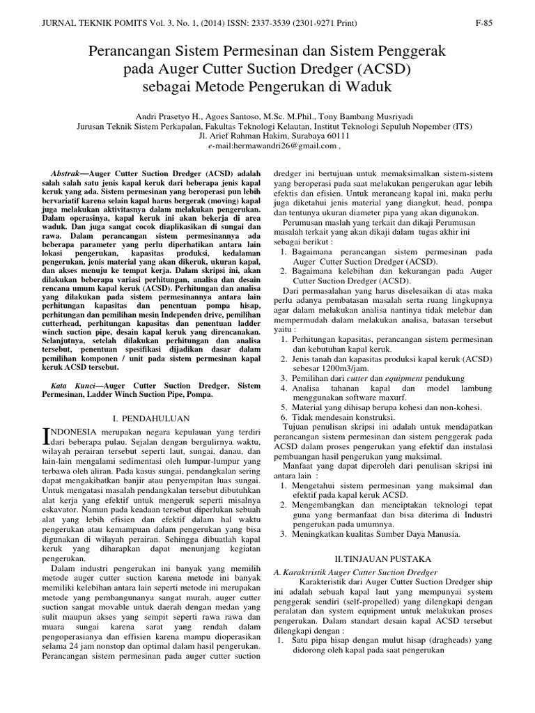 ID Perancangan Sistem Permesinan Dan Sistem | PDF | Teknologi & Rekayasa