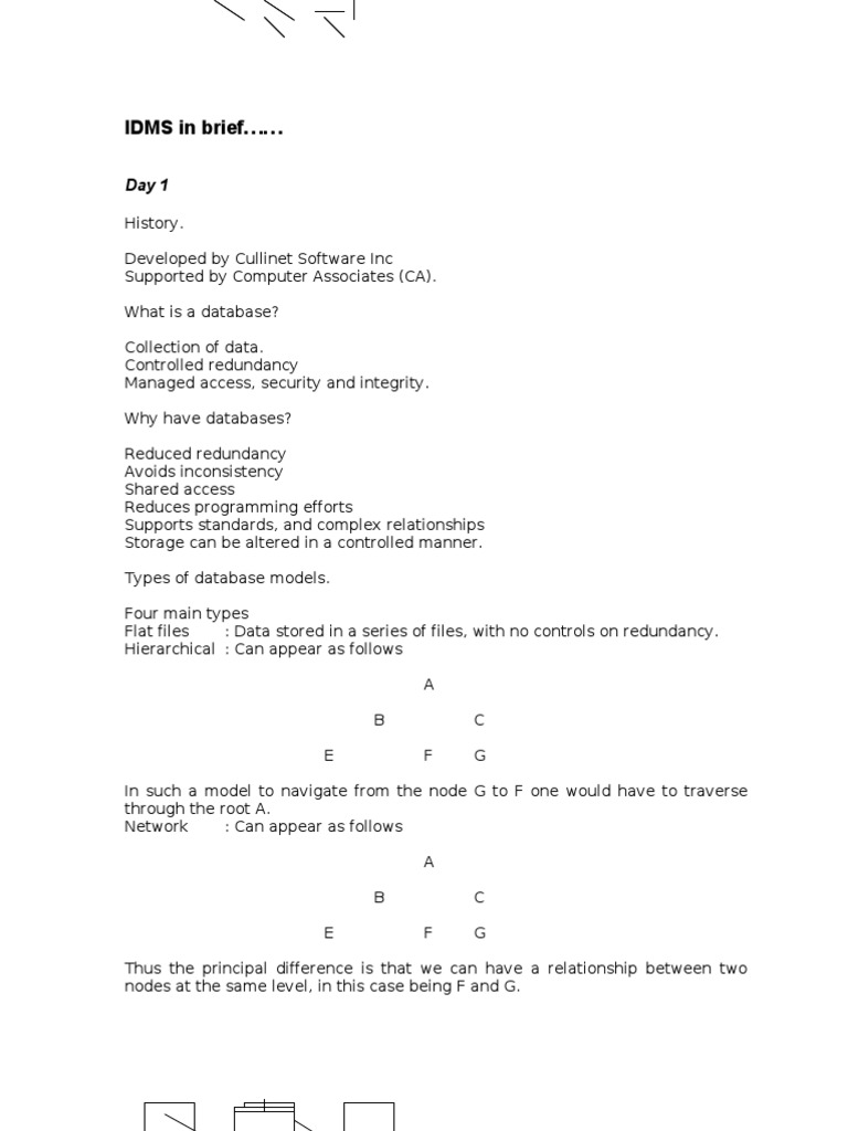 IDMS in Brief | PDF | Relational Database | Databases