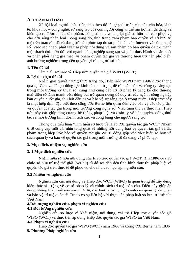 Tổng Hợp WCT | PDF