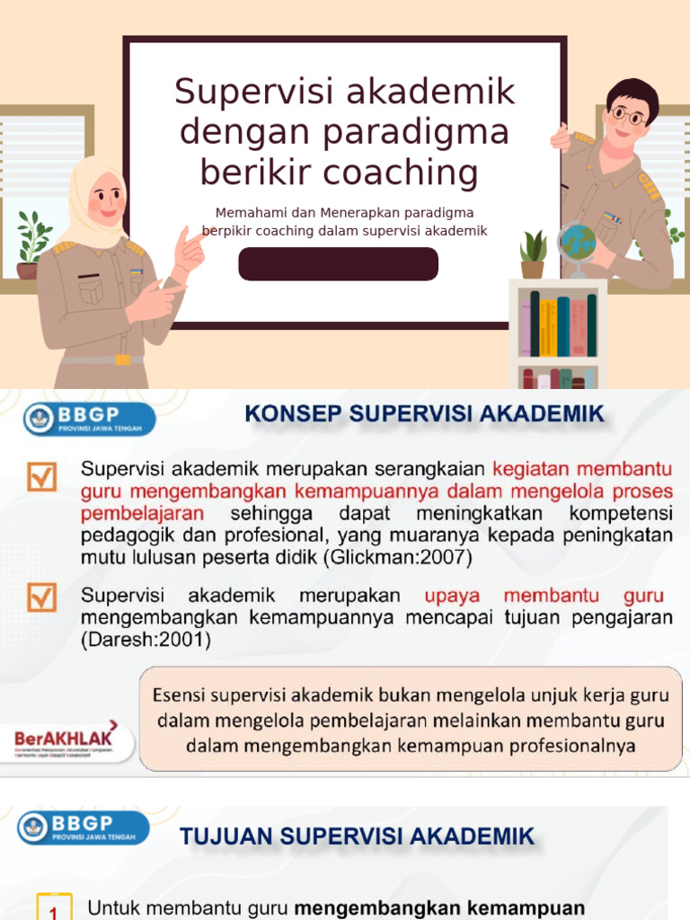 Supervisor Dengan Paradigma Berikir Coaching | PDF