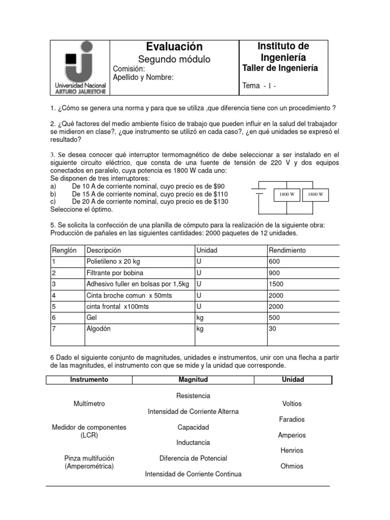 2do Parc | PDF | Corriente eléctrica | Kilogramo