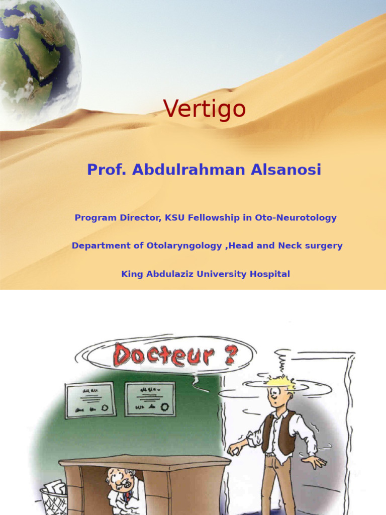 Vertigo | PDF | Vertigo | Vestibular System