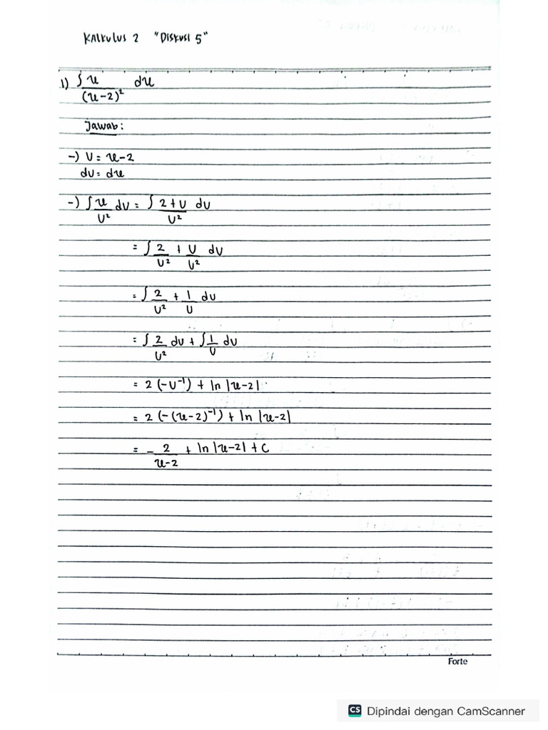 Kalkulus 2 (Diskusi 5) | PDF
