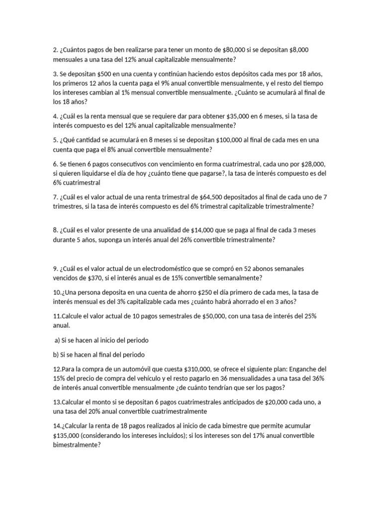 Practicas | PDF | Dinero