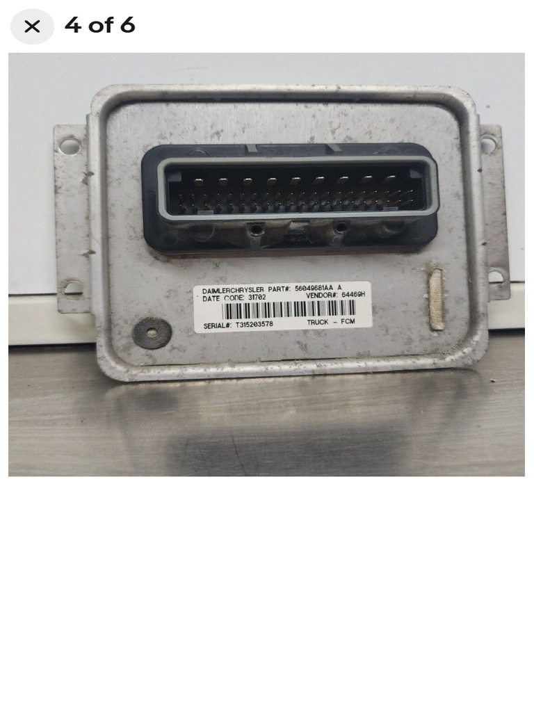 02-05 Dodge Ram FCM BCM Front Body Control Multifunction Module ...
