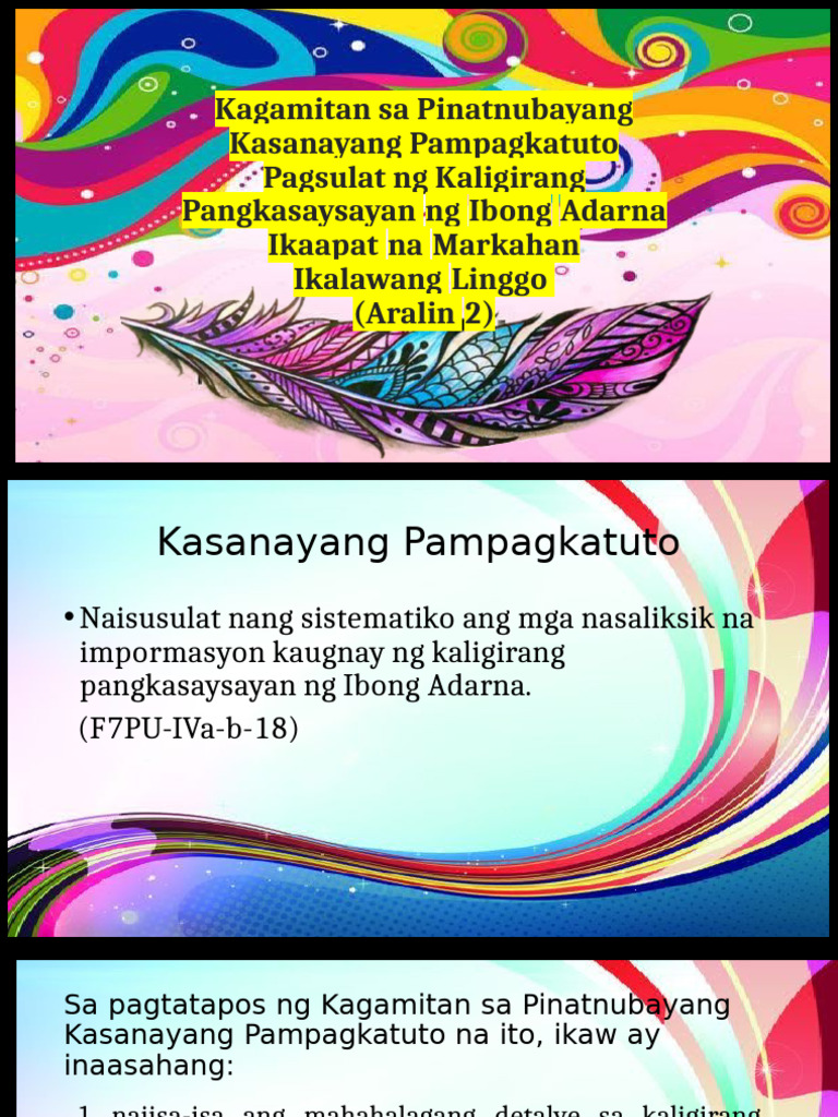 Fil7 Q4 Aralin 4.2 | PDF