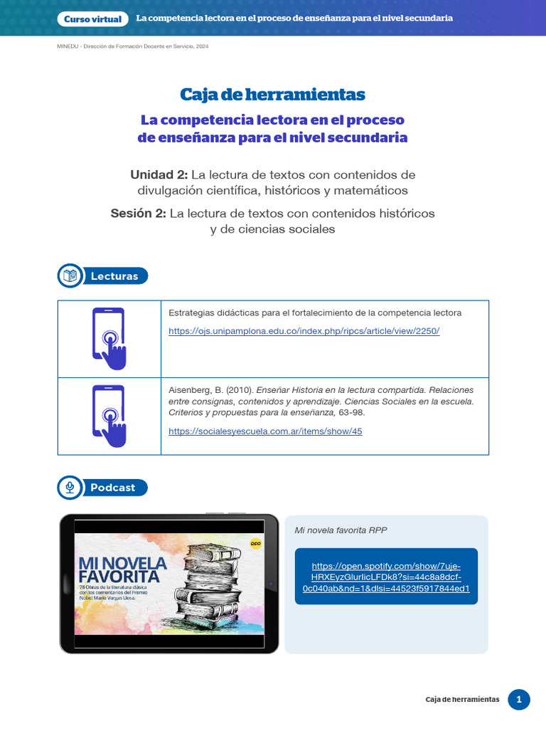 Caja Herram | PDF | Enseñando | Educación Secundaria