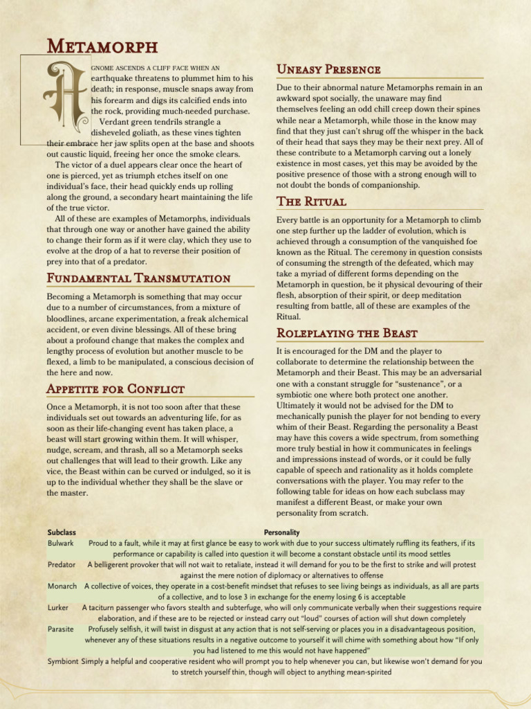 Metamorph - The Homebrewery | PDF