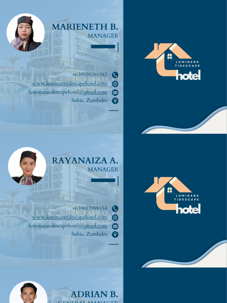 Hotel Calling Card Final | PDF