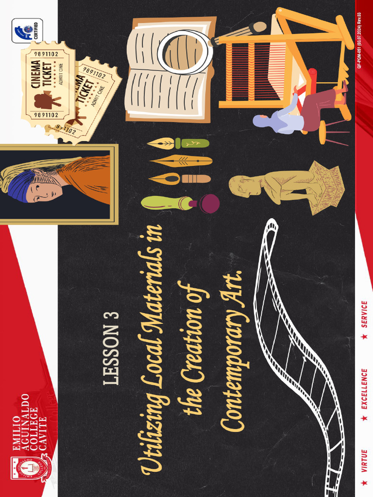 Lesson 3 Utilizing Local Materials in The Creation of Contemporary Art ...