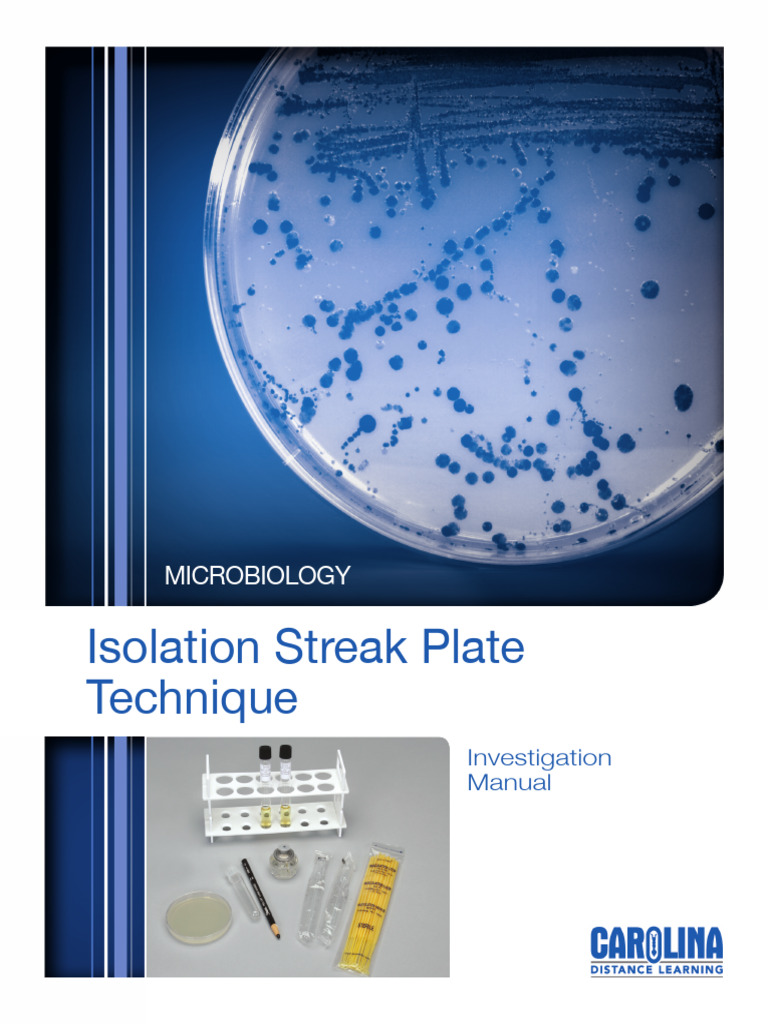 Isolation Streak Plate TechniqueV2.1 - ADA-2-1 | PDF | Microbiology