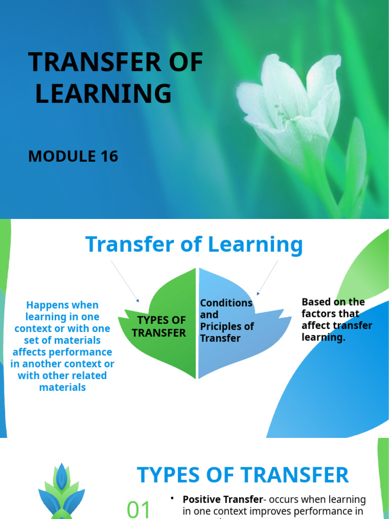 Prof - Ed Module 16 | PDF | Learning | Cognitive Psychology