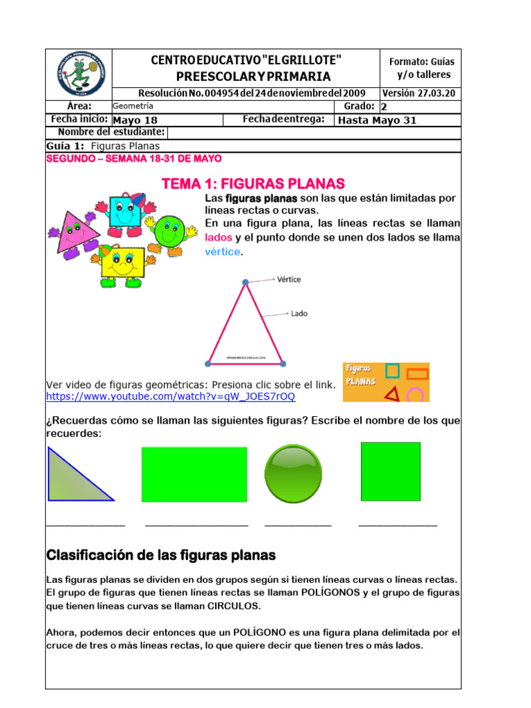 Figuras Geometricas | PDF | Triángulo | Rectángulo