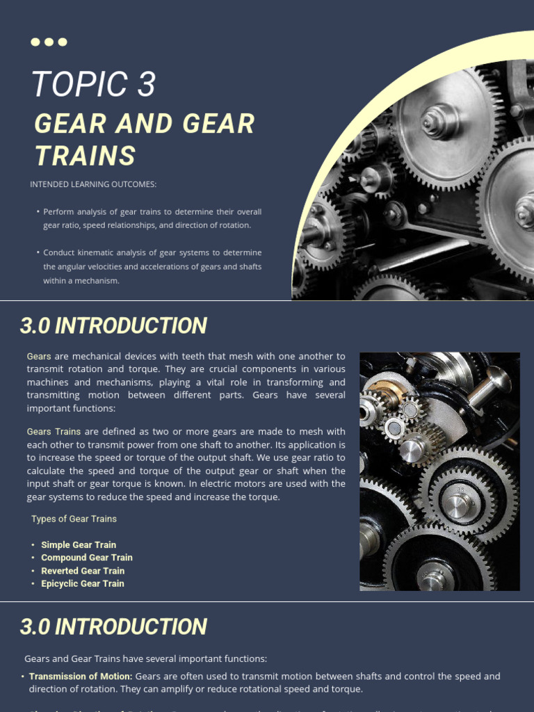 Gear Systems and Their Functions | PDF | Belt (Mechanical) | Gear