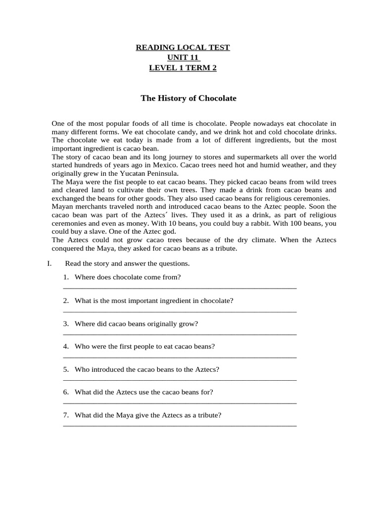 Reading Comprehension Tests - 7374 | PDF | Social Science