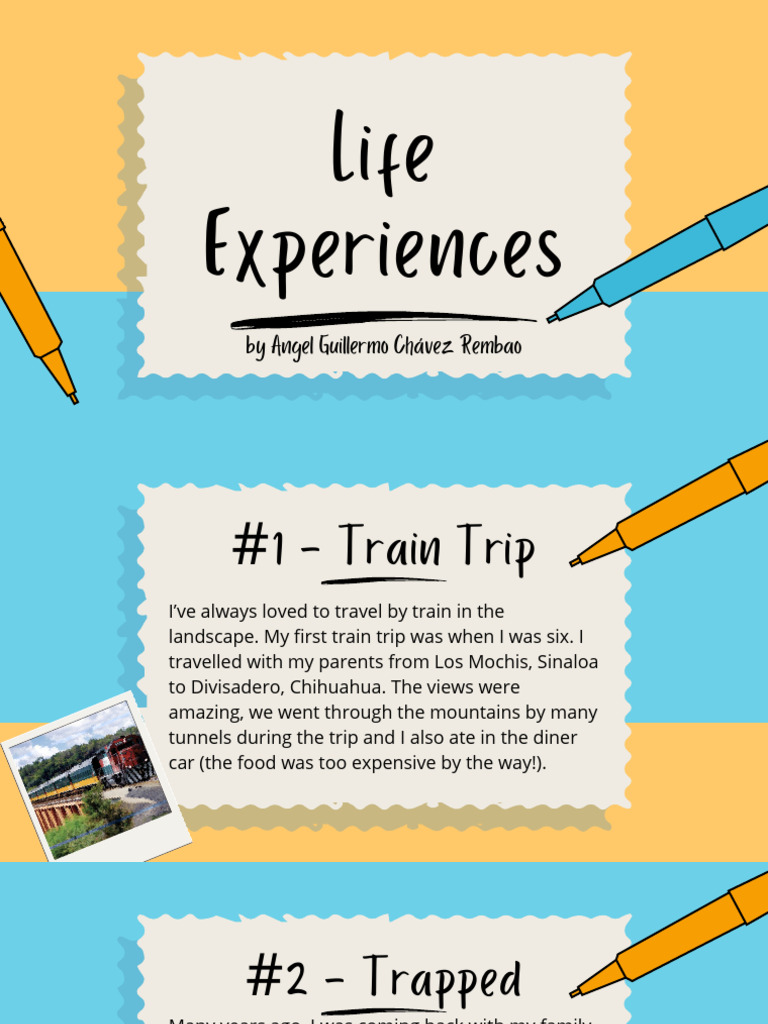 Life Experiences | PDF | Travel