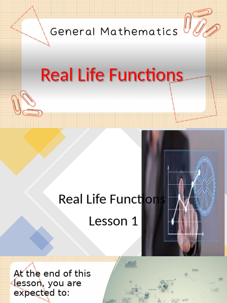 Real-Life Applications of Functions | PDF | Subtraction | Function ...