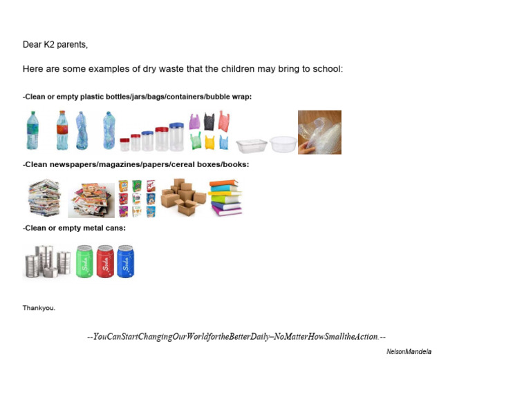 Clean or Empty Plastic Bottles | PDF