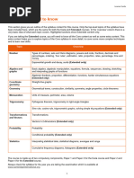 CIE Mathematics IGCSE 0580 Exams 2025 List of Formulas | PDF