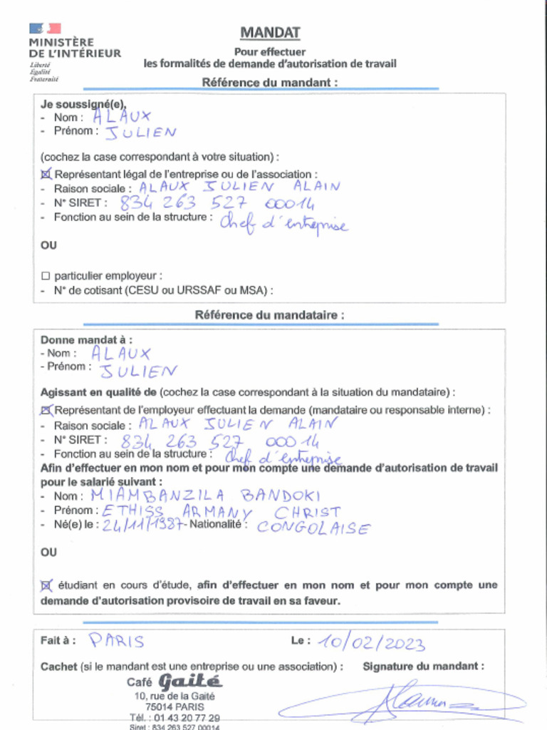Mandat | PDF