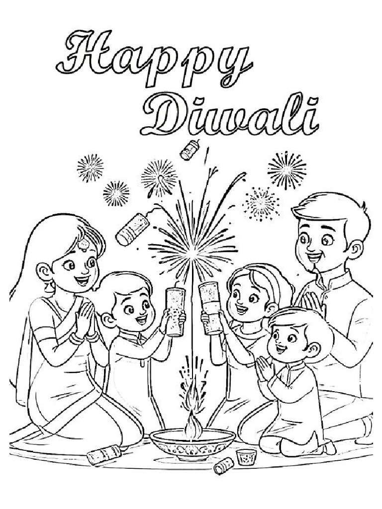 Diwali Coloring | PDF