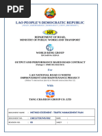 Traffic Management Plan Template | PDF | Traffic | Road