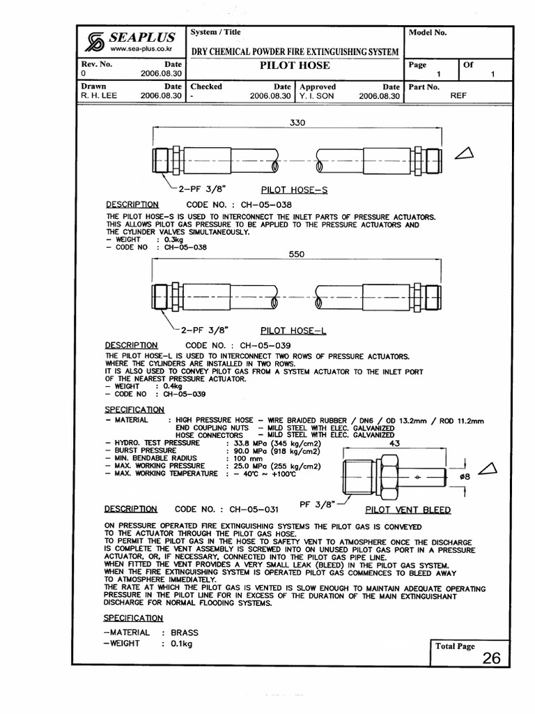 Final Drawing of Dry Chemical Powder-Wzl1006 55 | PDF
