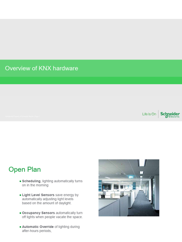 KNX Overview (Simplified) | PDF