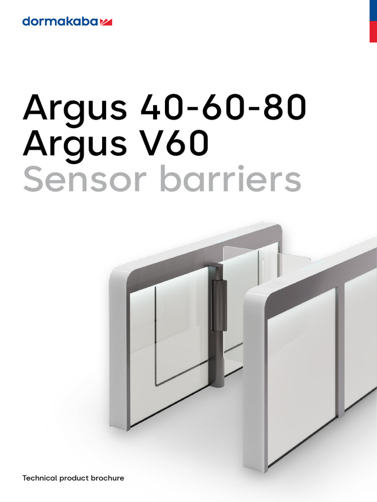 Dormakaba Sensor Barriers Argus Brochure en | PDF | Door | Wheelchair