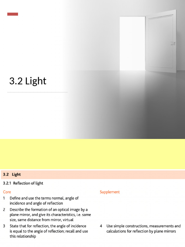 30- Reflection (1) | PDF | Mirror | Angle