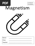 Grade 7 Magnetism Worksheet | PDF | Magnetism | Magnet