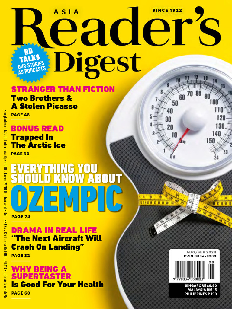 Reader's Digest Asia - August-September 2024 | PDF
