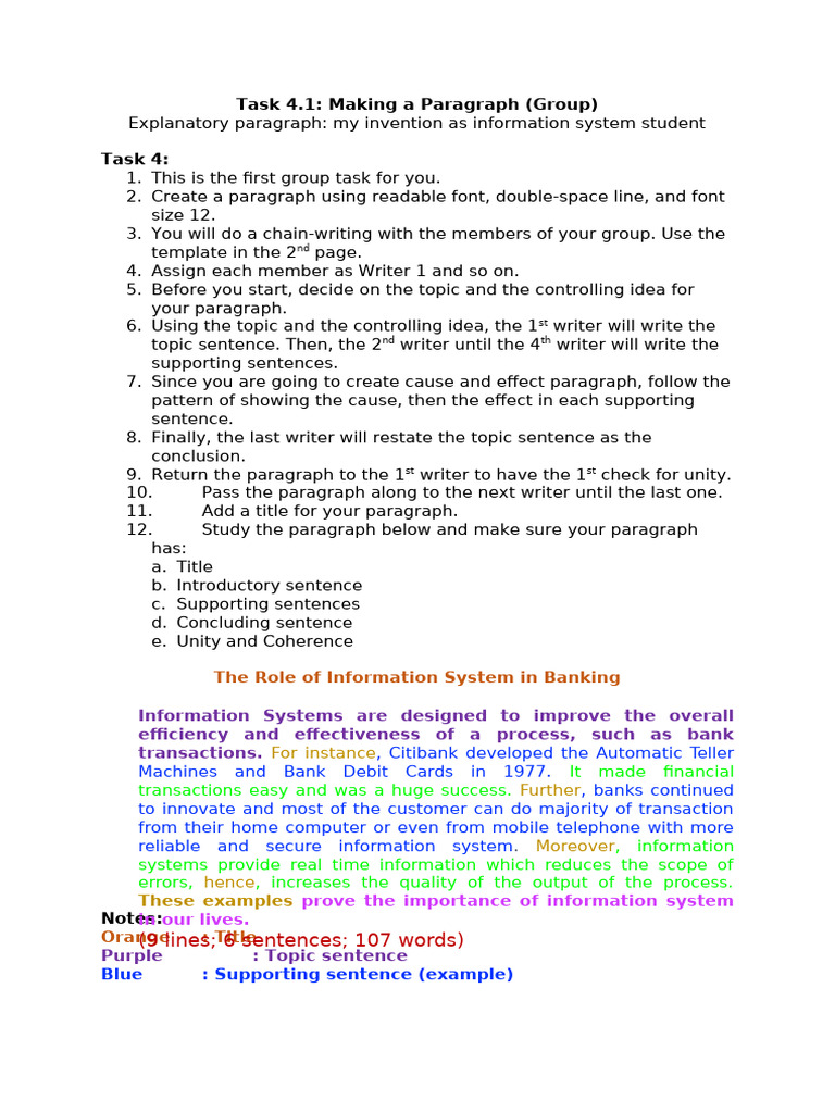 Task 4.1 - Informative Paragraph - My Invention As Information System Student - IVO-Kode Dosen ...